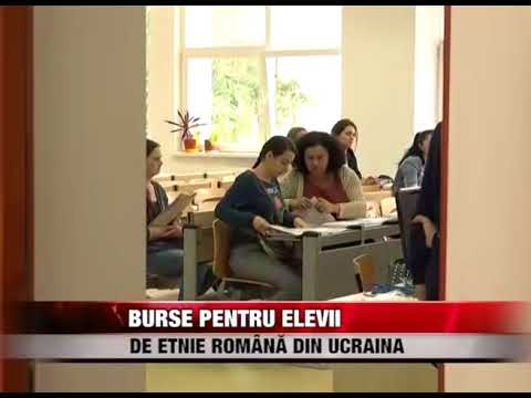 Burse pentru elevii de etnie românã din Ucraina