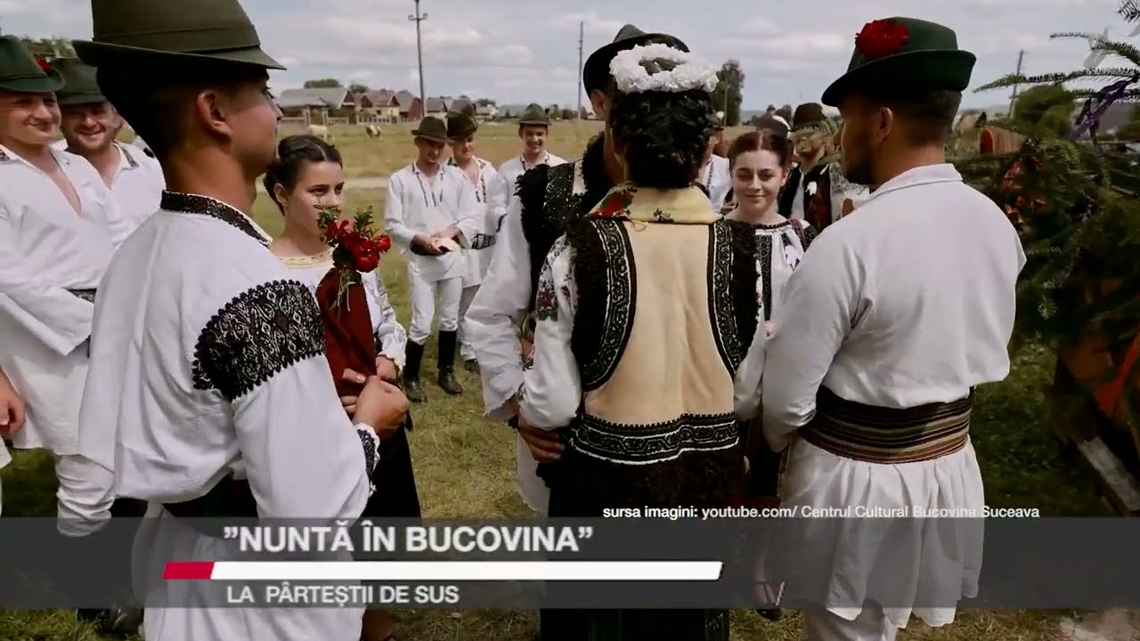 Nuntă în Bucovina, la Pârteștii de Sus