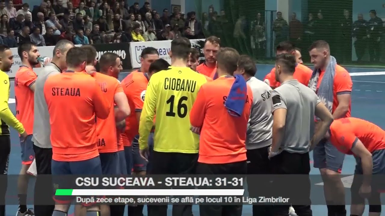 CSU Suceava – Steaua: 31-31