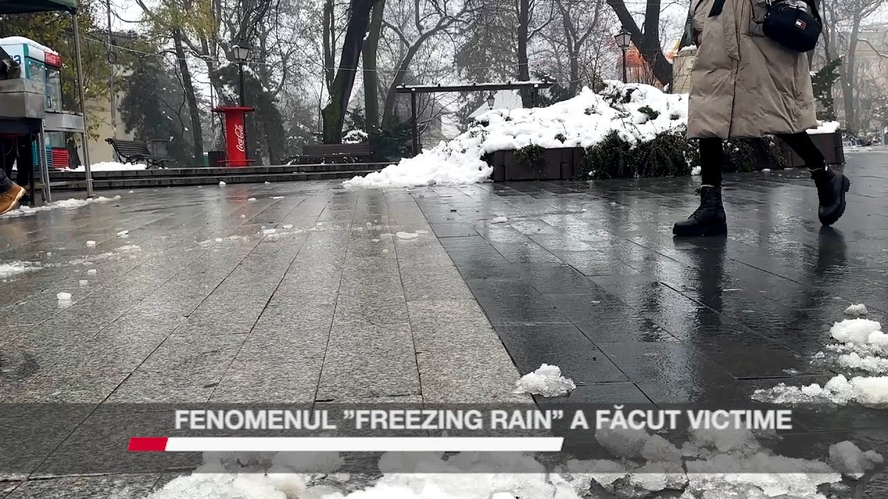 Fenomenul „freezing rain” a făcut victime