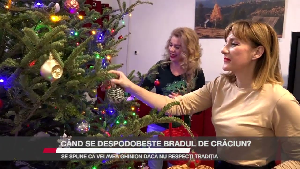 Când se despodobește bradul de Crăciun? Se spune că vei avea ghinion ...