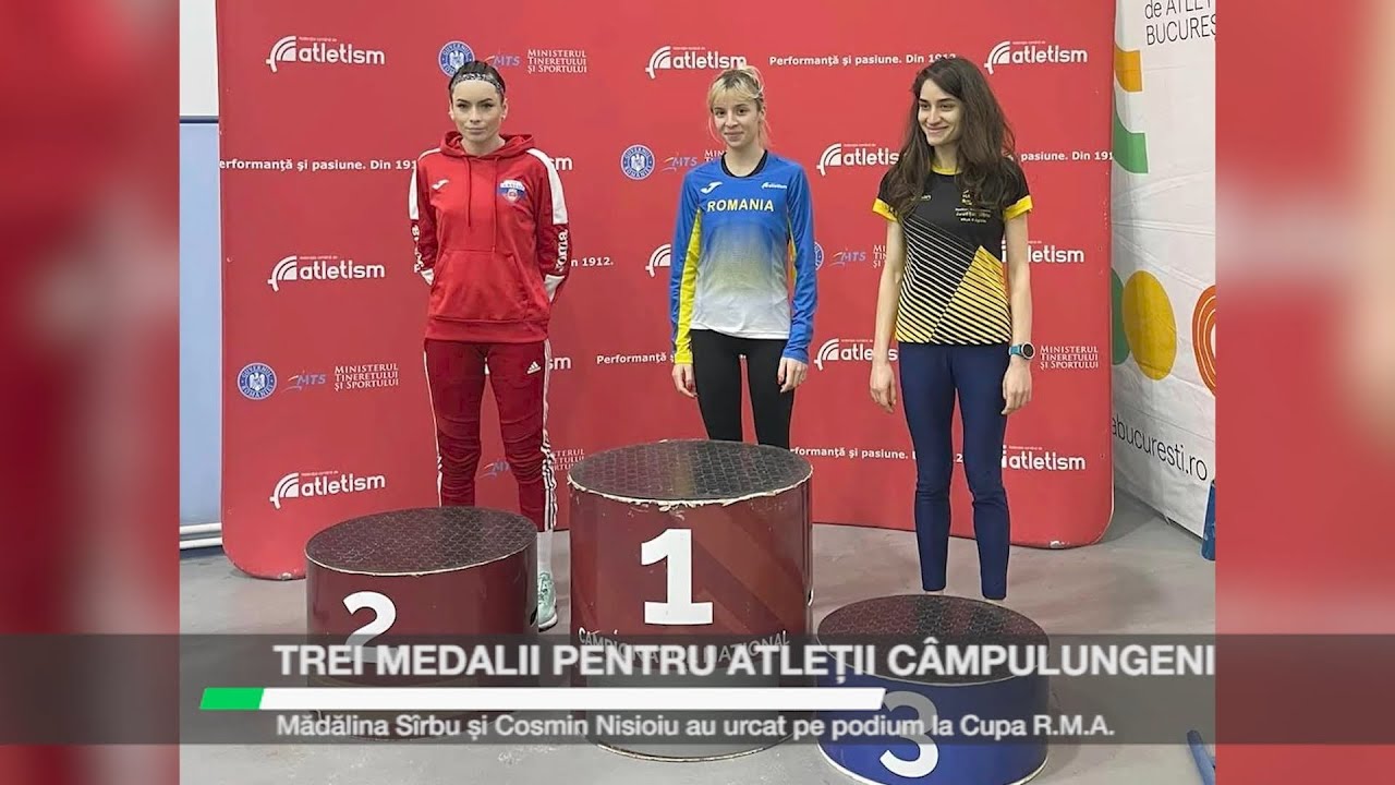 Trei medalii pentru atleții câmpulungeni