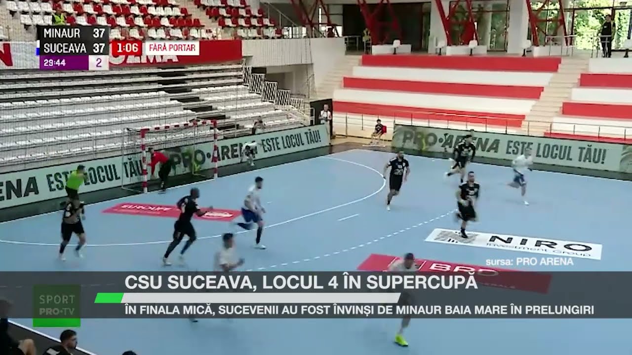 CSU Suceava, locul 4 în Supercupă