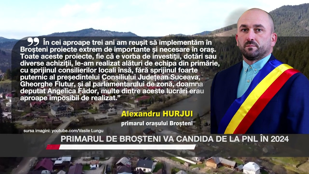 Primarul de Broșteni va candida de la PNL în 2024
