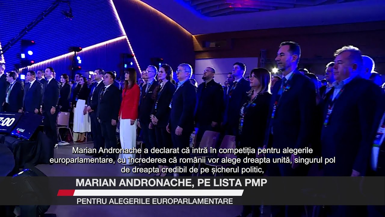 Marian Andronache, pe lista PMP pentru alegerile europarlamentare