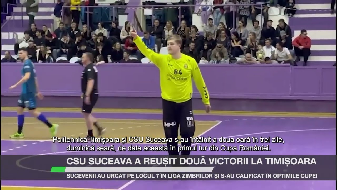 CSU Suceava a reușit două victorii la Timișoara