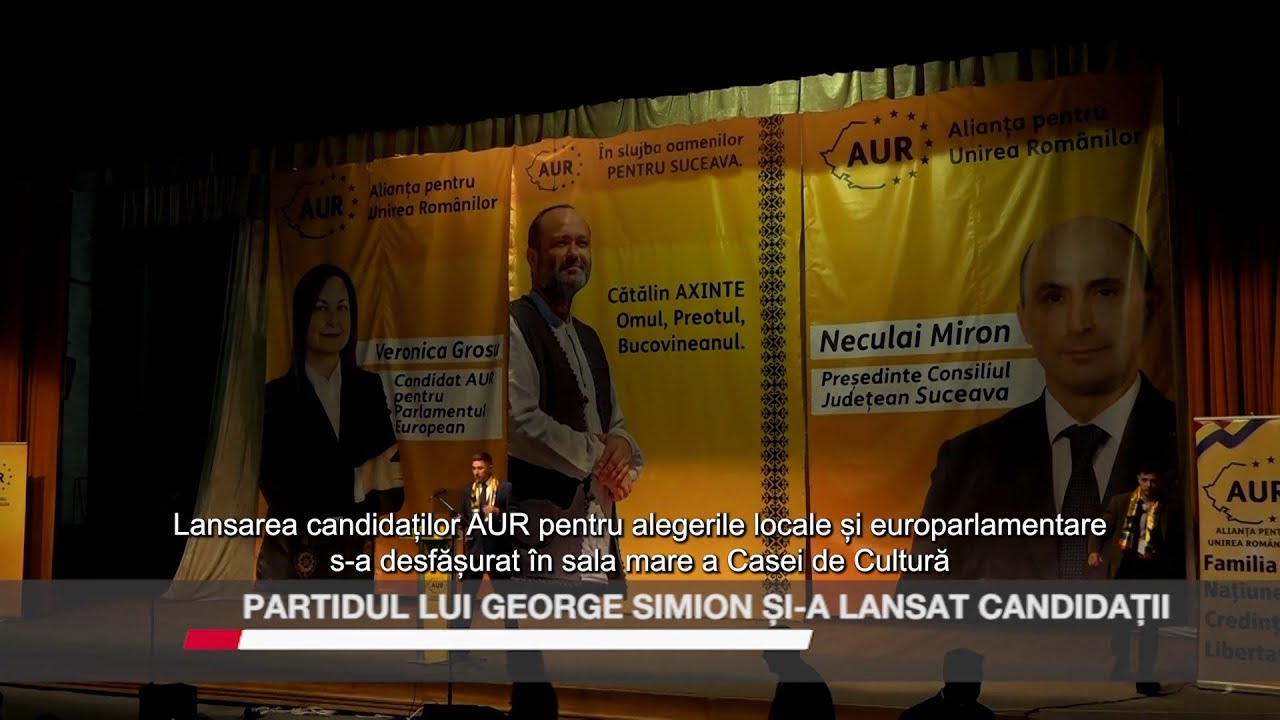 Partidul lui George Simion și-a lansat candidații