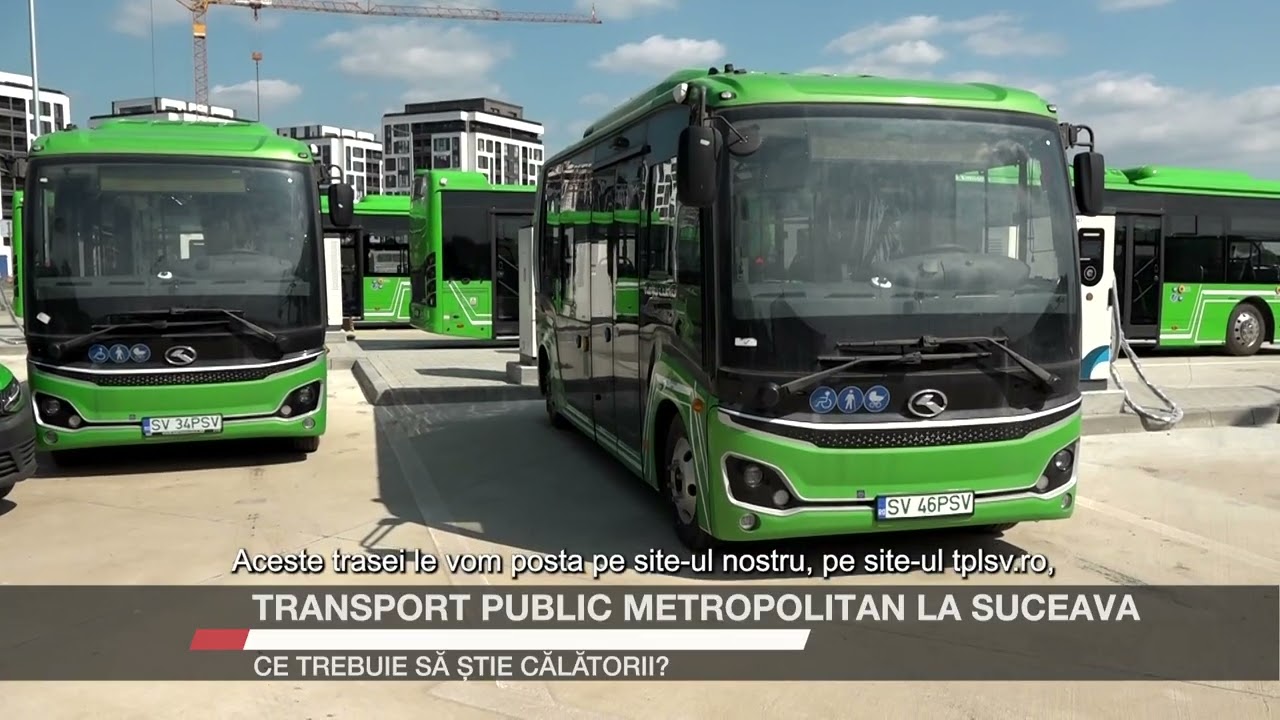 Transport public metropolitan Suceava – autobuze noi