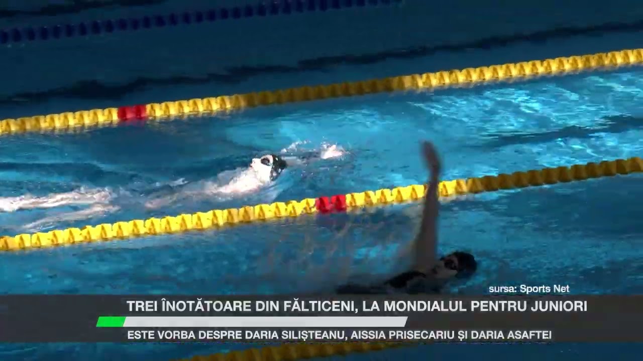 Înotătoare fălticenene la Campionatul Mondial pentru Juniori