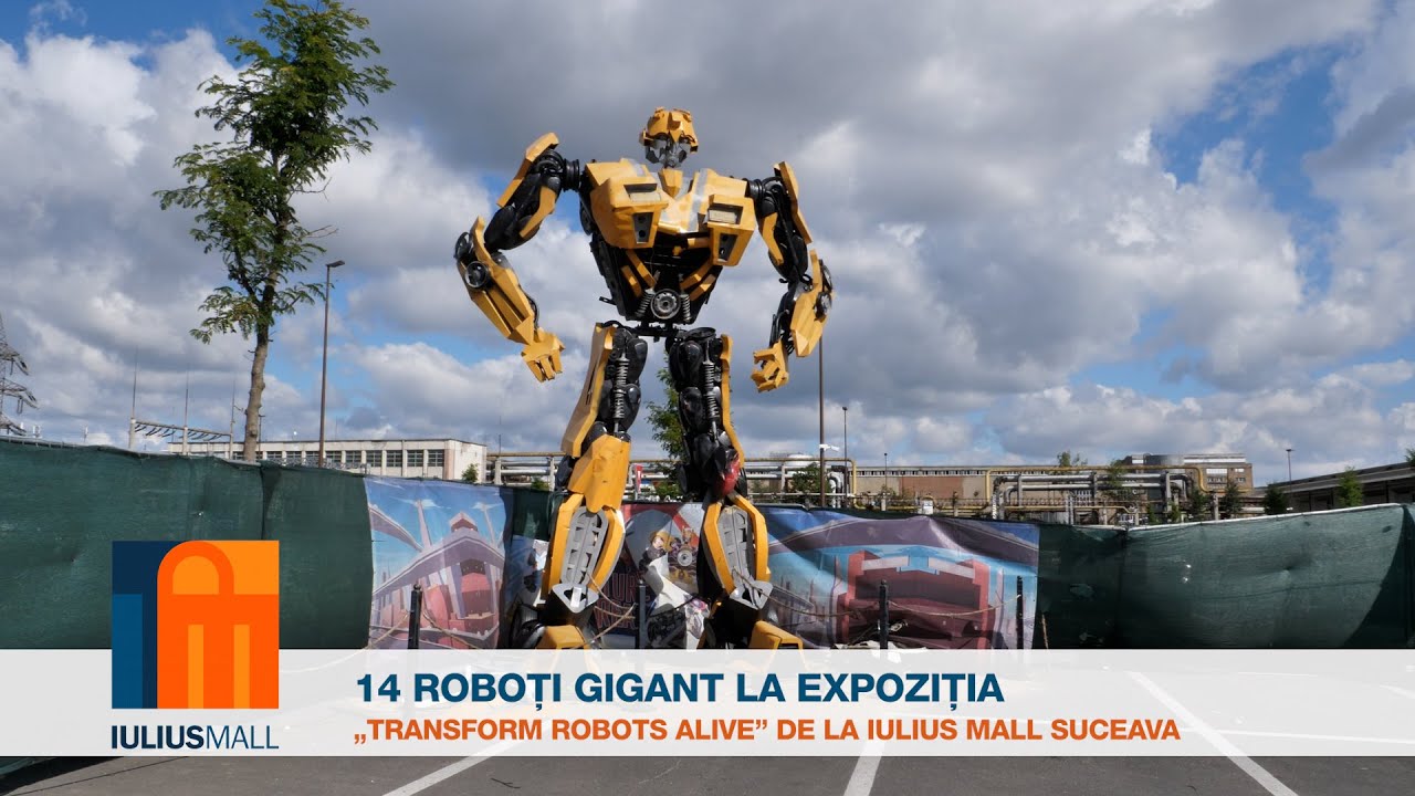 14 roboți gigant la expoziția Transform Robots Alive