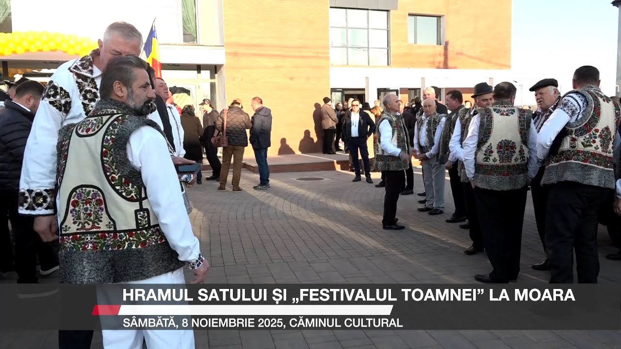 Hramul satului și „Festivalul Toamnei” la Moara