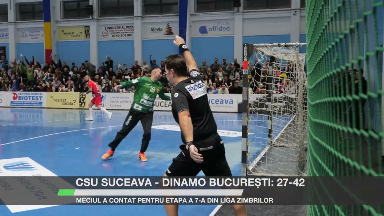 CSU Suceava - Dinamo București: 27-42