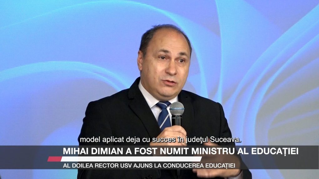 Mihai Dimian a fost numit ministru al Educației